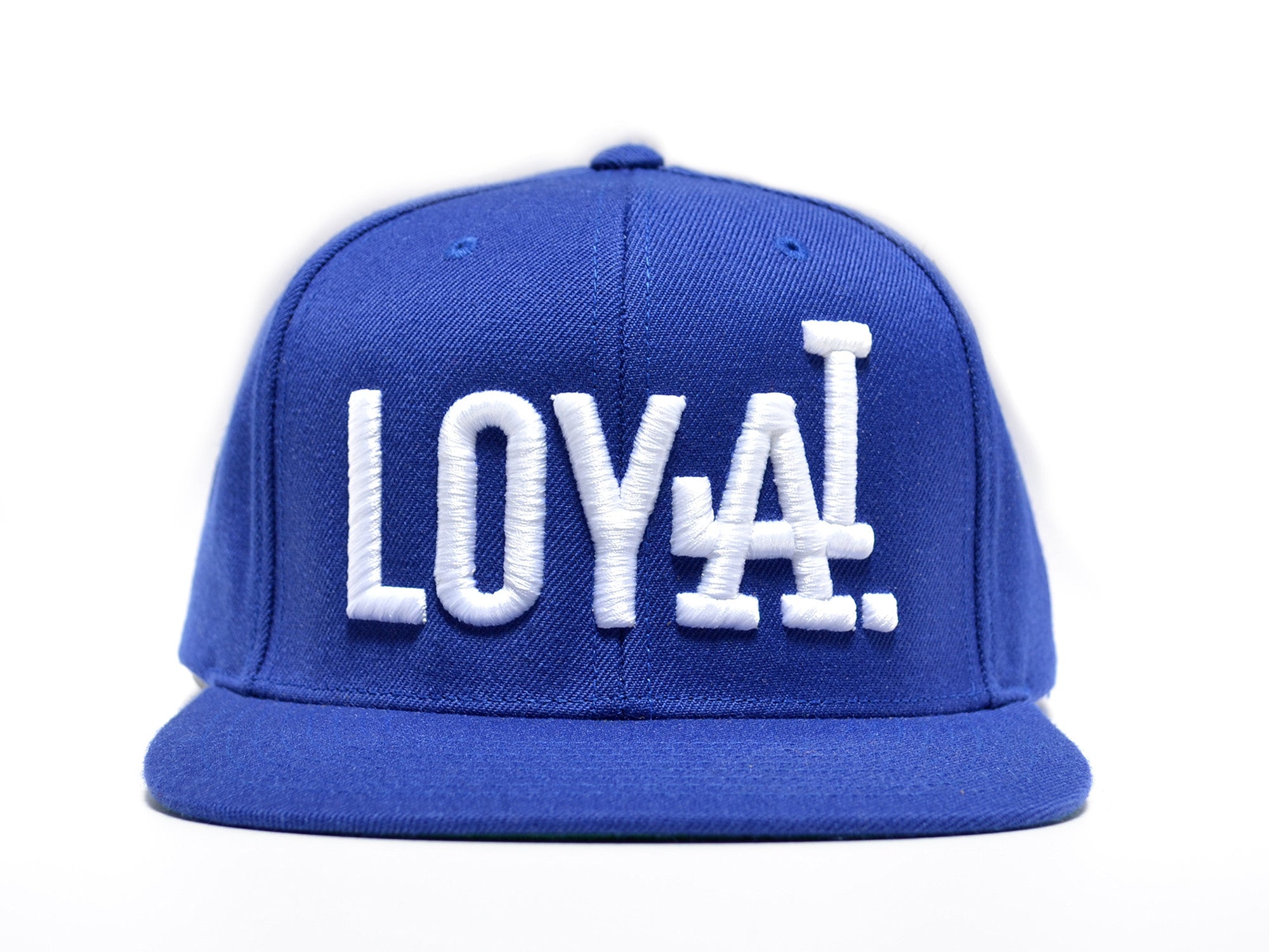 LOYAL - Blue Snapback Hat – The Ave Customs
